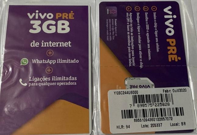 Chip vivo | LB Eletrônicos e Acessórios