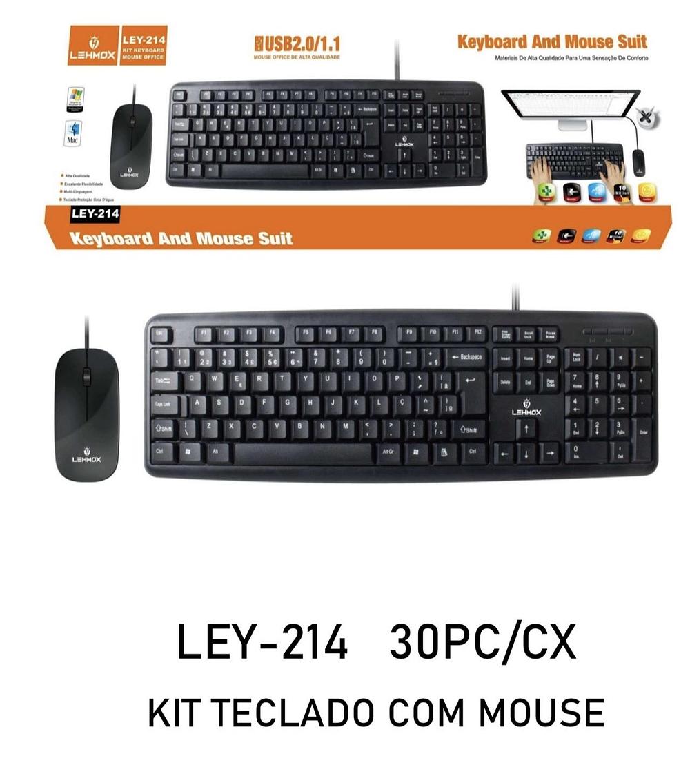 KIT TECLADO COM MOUSE | LB Eletrônicos e Acessórios