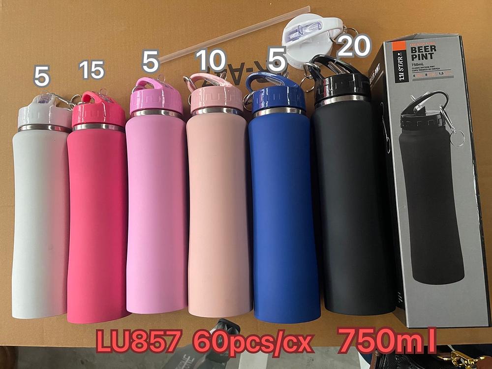 Garrafa térmica 750ml LU857 | LB Eletrônicos e Acessórios