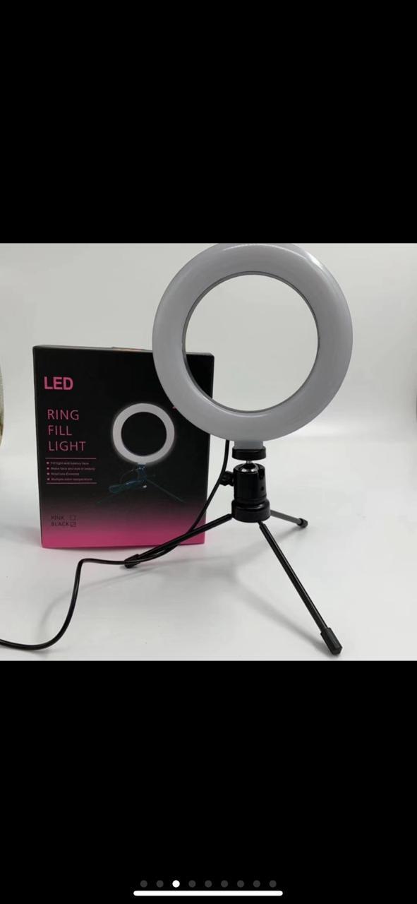 Ring light 8 polegadas com tripe pequeno | LB Eletrônicos e Acessórios