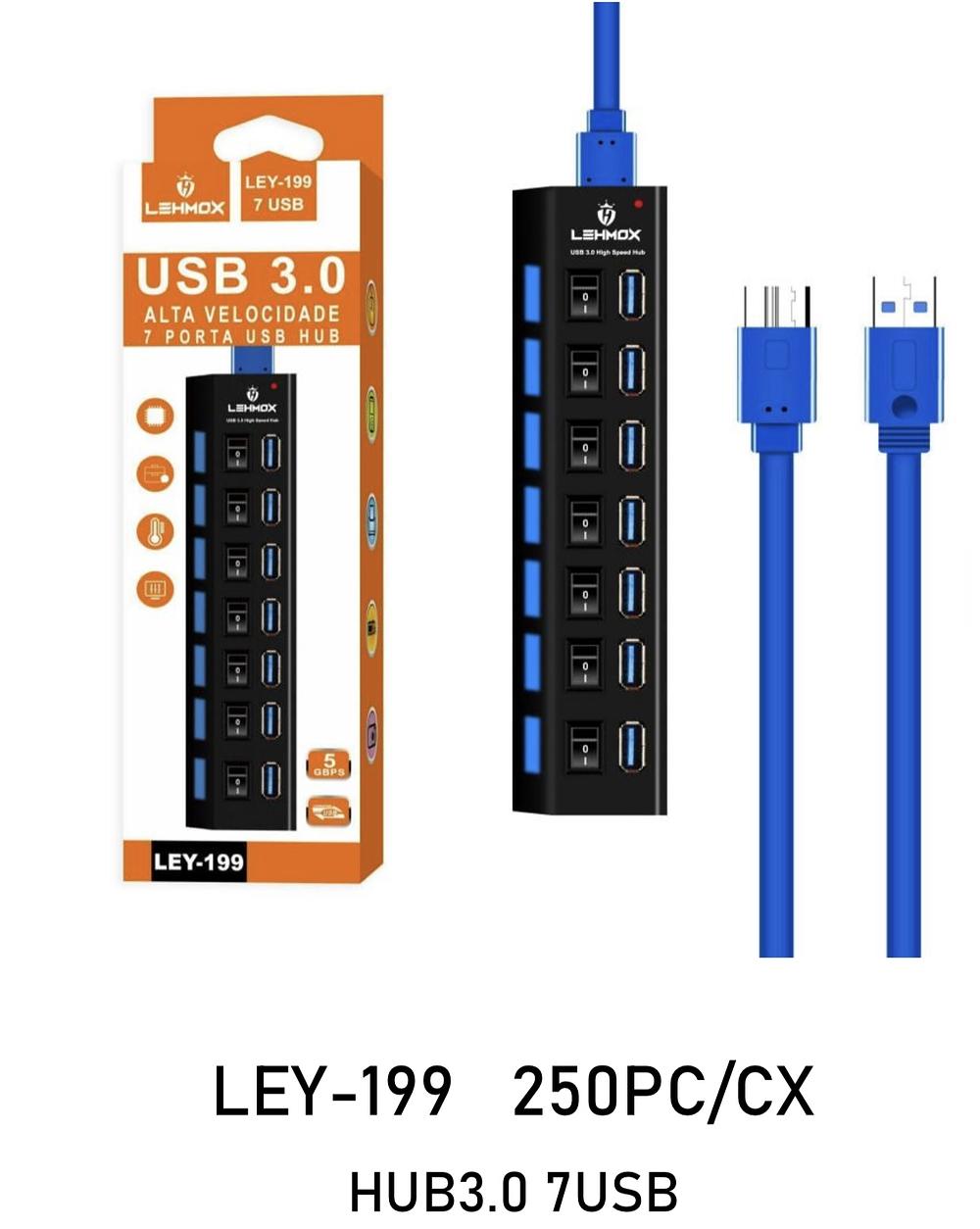 HUB3.0 7USB | LB Eletrônicos e Acessórios